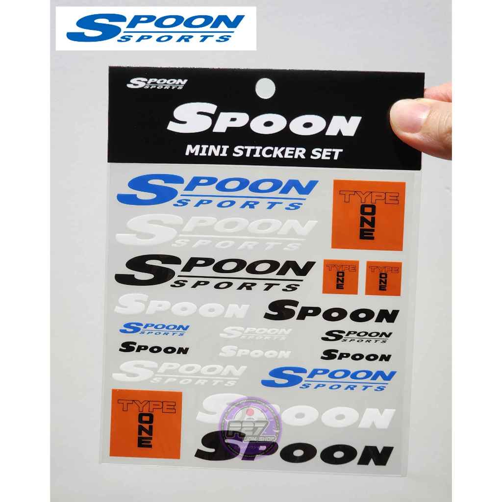 Authentic SPOON MINI STICKER SET Japan Product (SPOON STICKER) | Shopee ...