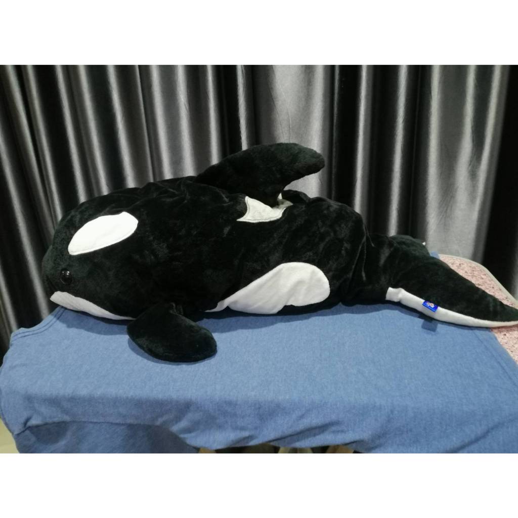 Sea World Jumbo Shamu Orca Killer Whale Plush Doll. Size 34 Inches ...