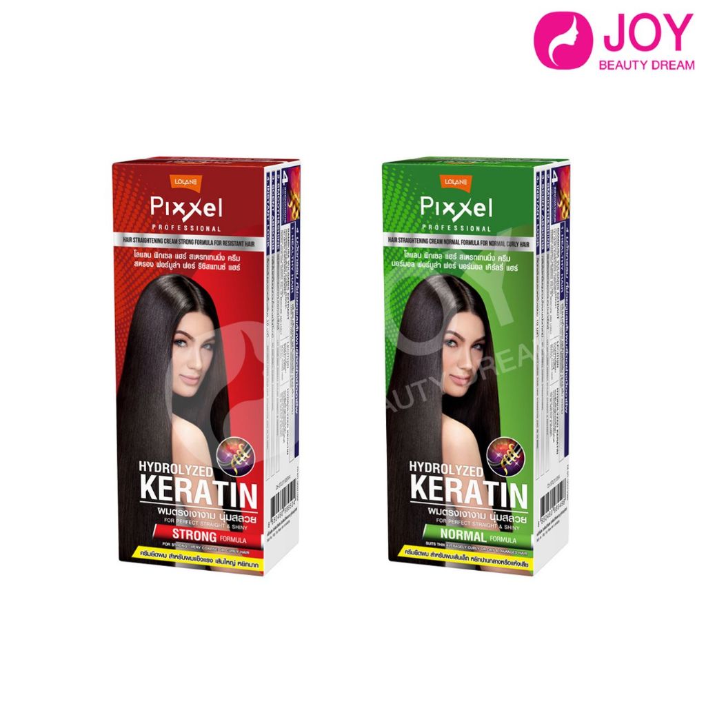LOLANE Pixel Permanent Hair Straightening Cream PIXXEL Has 2 Formulas 2 ...