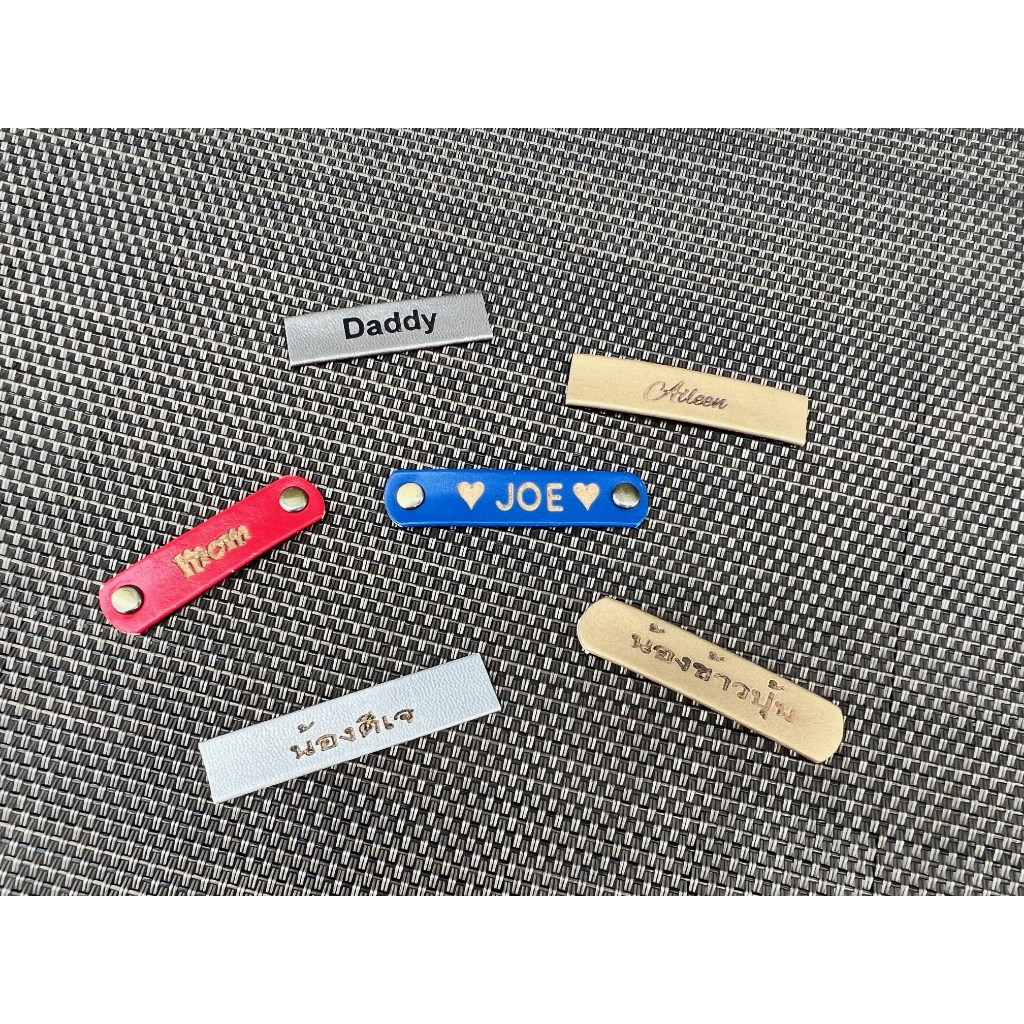 Laser Engraved diy Name Tag Ship Within 3 Days | Shopee Singapore