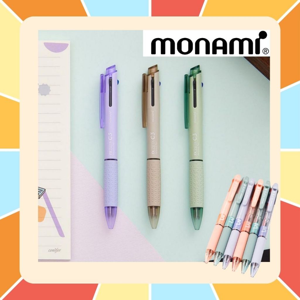 Monami Ballpoint Pen 3 Systems Imported Products Model FX-Zeta C3 And ...