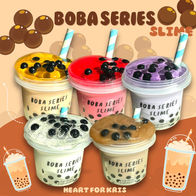 Slime Set Scented Pearl Milk Tea Of All Colors 3 Types To Choose From ...