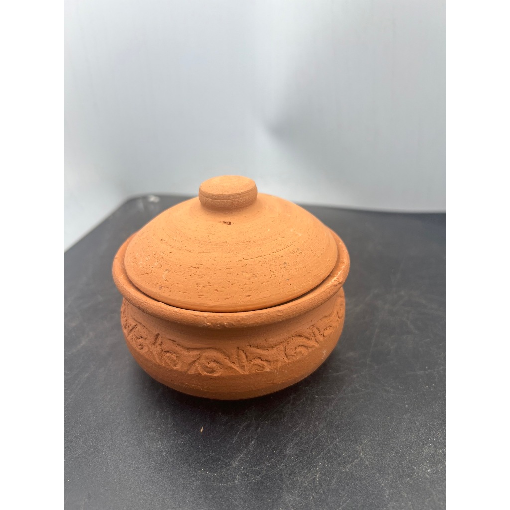 Clay Pot Set With Lid Size 4 Inches | Shopee Singapore
