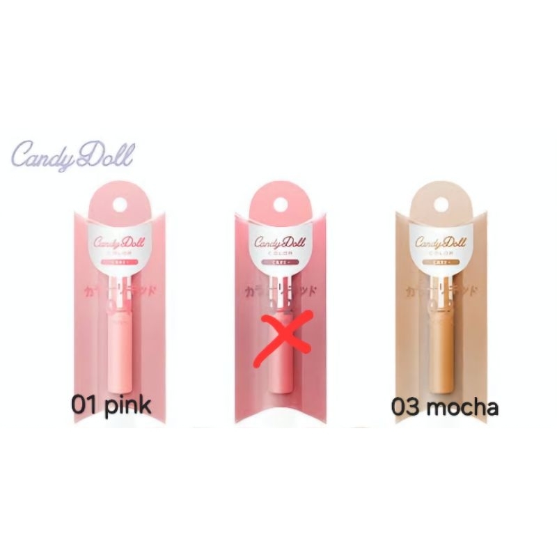 CandyDoll Candy Doll Color Liquid 01 pink /03 Mocha/Cheek | Shopee ...