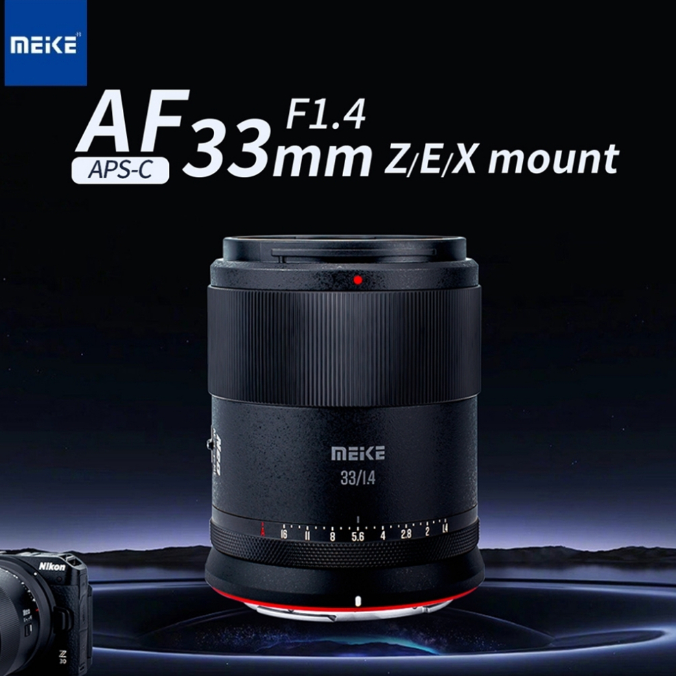 Meike APS-C Prime 33mm F1.4 Large Aperture Autofocus Lens (STM Motor ...