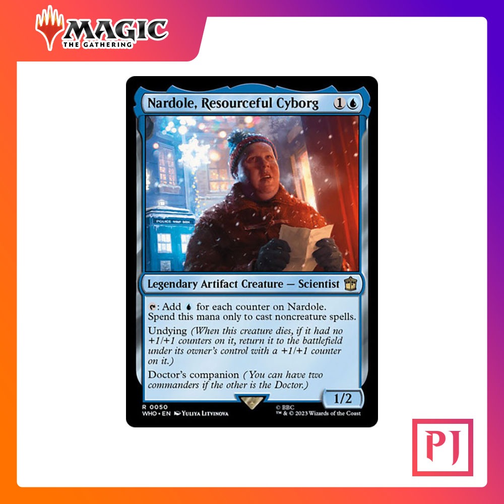 [MTG] Nardole Resourceful Cyborg [WHO] [BLUE] [RARE] [NORMAL] [ENG ...