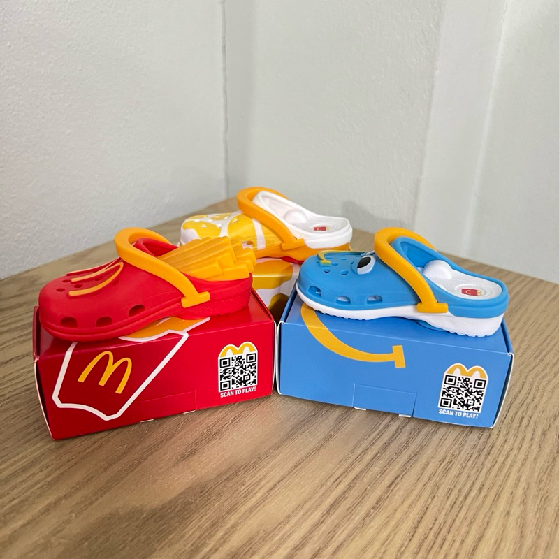 Keychain crocs x mcdonald Set Happy Meal | Shopee Singapore