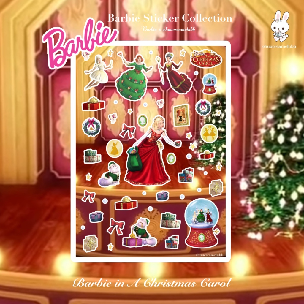 Barbie Sticker Collection (Barbie in A Christmas Carol) | Shopee Singapore