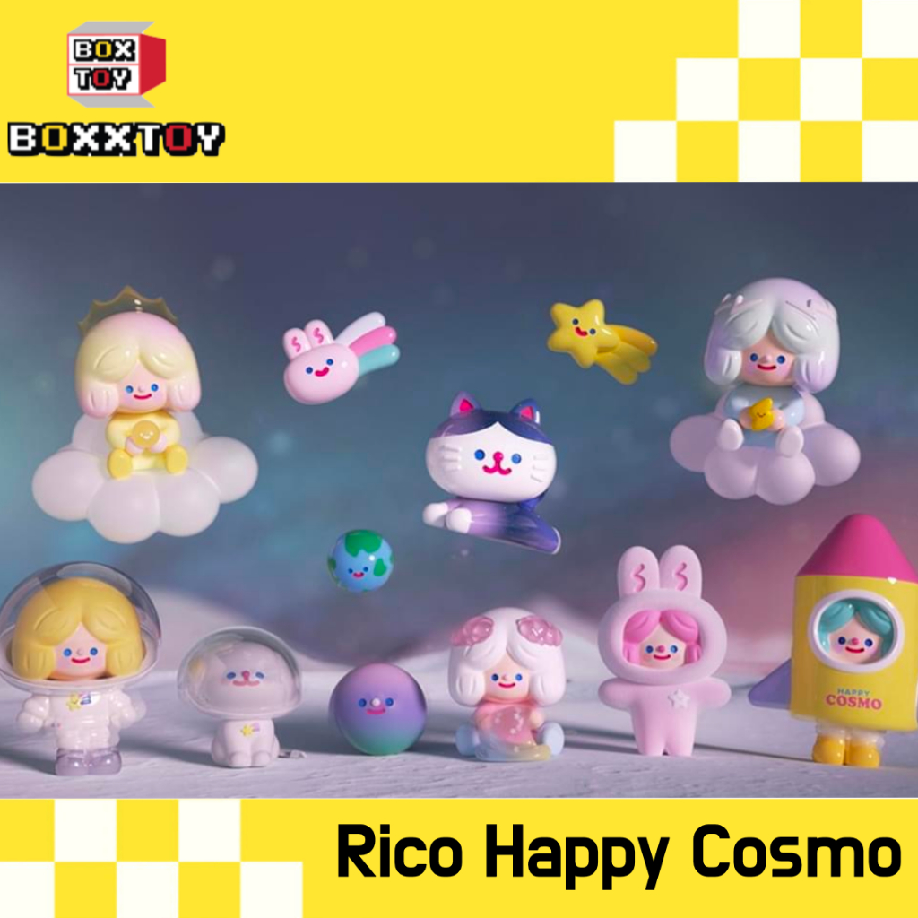 Rico Happy Cosmo Camp finding unicron blind Boxes Random Box art toys ...