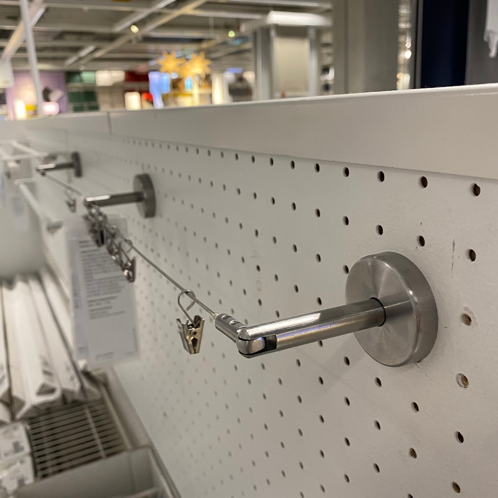 Curtain Rod 5 Meter Can Be Cut ikea DIGNITET Digniter Wire 500 Cm ...