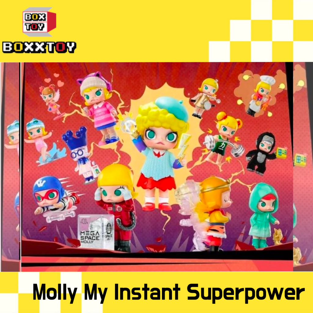 NEW MOLLY My Instant Superpower Camp popmart blind Boxes Random Box art ...