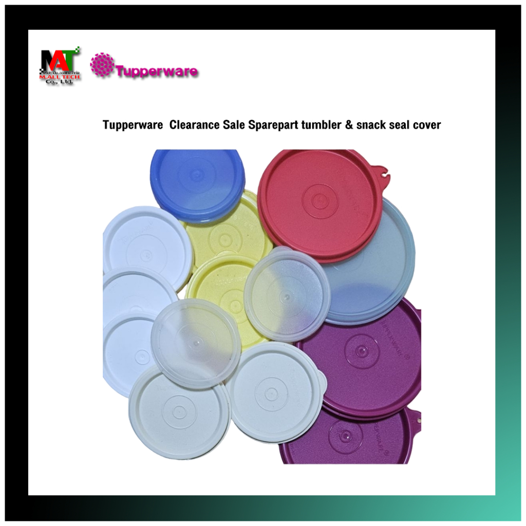 Round cover Spare Parts (Random Color) Tupperware Sparepart tumbler ...