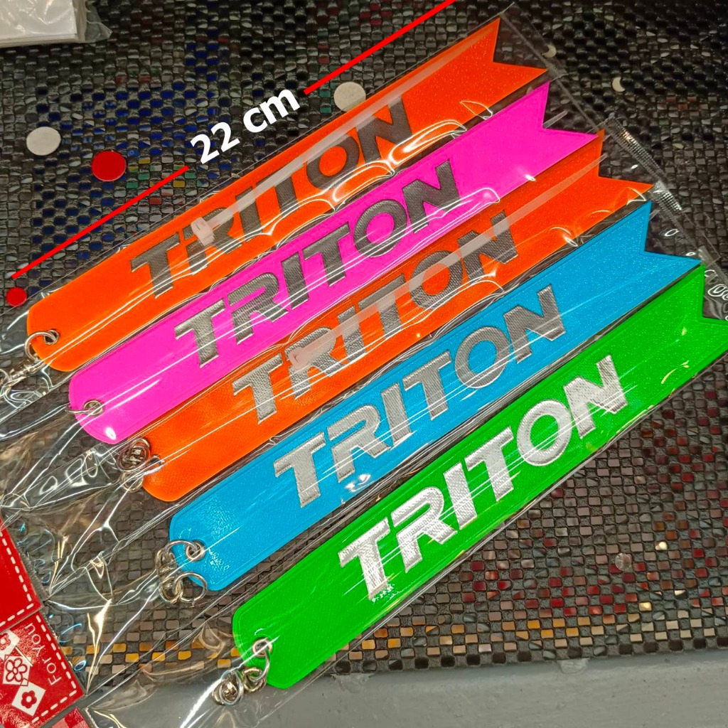 TRITON Logo Reflective Sign For Hanging The Rear Of The Car The 1 Piece ...