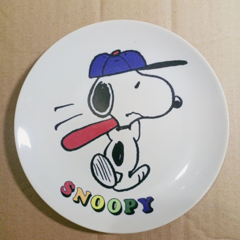 snoopy Ceramic Plate With Fur Scratches From Japan. | Shopee Singapore