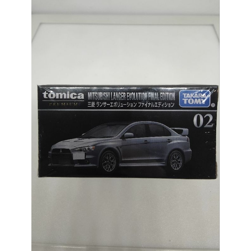 02 Tomica Premium Mitsubishi lancer Evolution Final Edition | Shopee ...