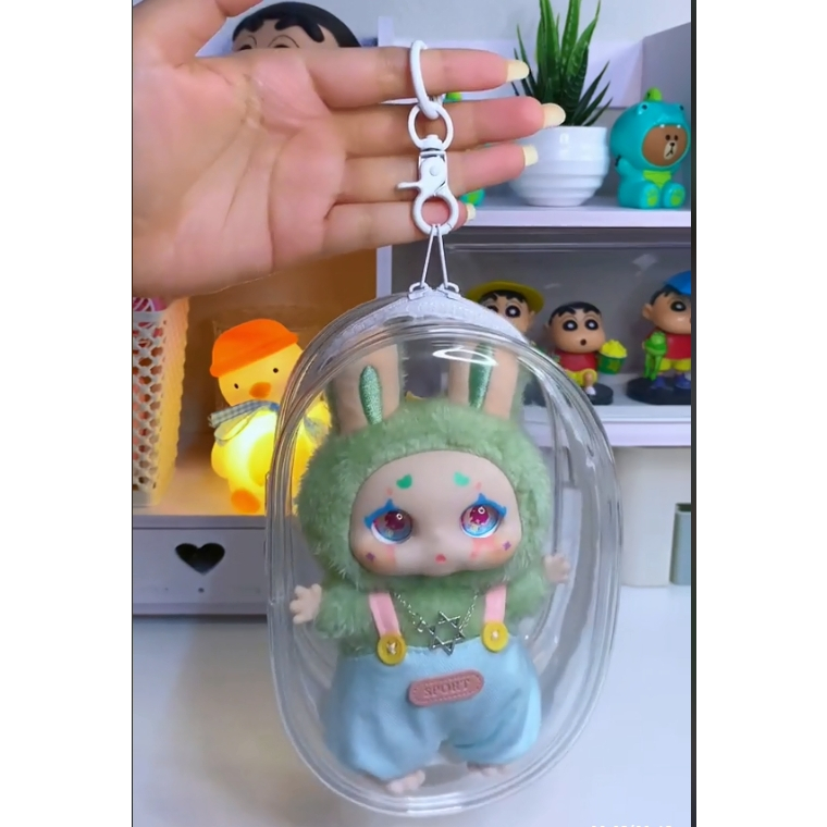 kimmon v6 Doll Bag Thick Storage Box Size 18 Cm. Keychain Transparent ...