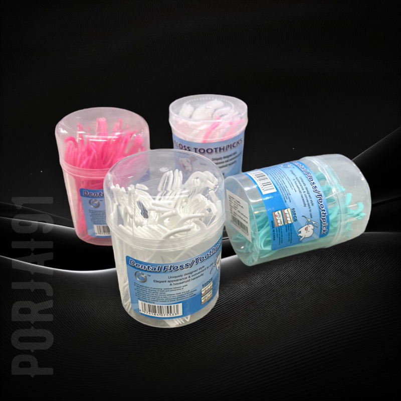 Dental Floss Pack 50 Pieces (Box Assorted Mix Colors) | Shopee Singapore