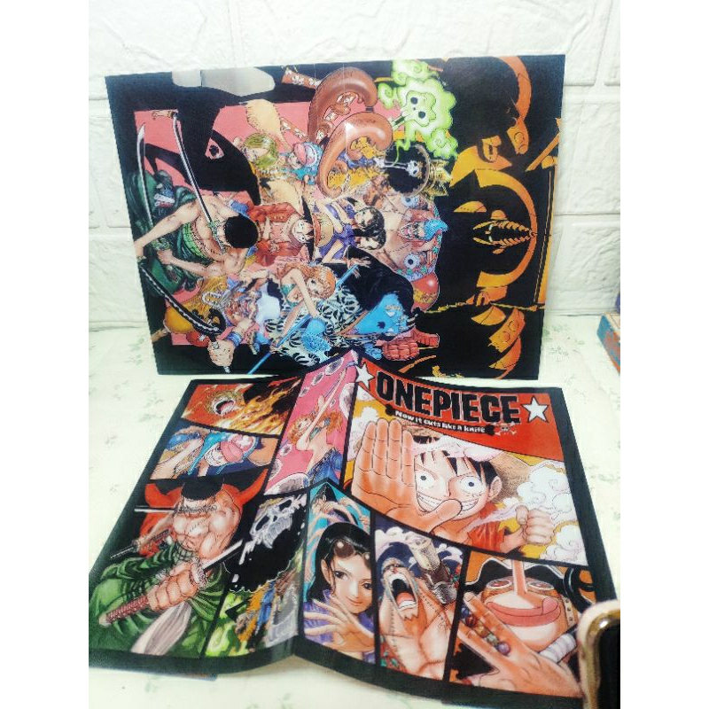 Japanese One Piece Book Cover Plastic Texture | Shopee Singapore