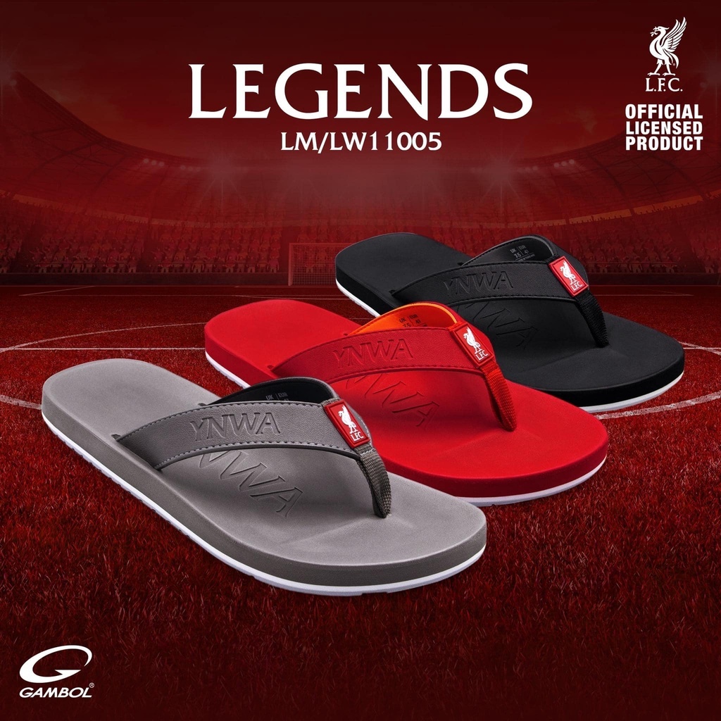Liverpool FC Sandals (Limited Edition) Genuine Copyright!! Gambol ...