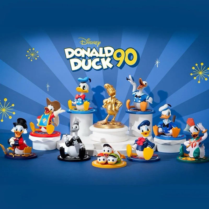 Disney Donald Duck 90th Anniversary Series Figures Blind Box POP MART ...
