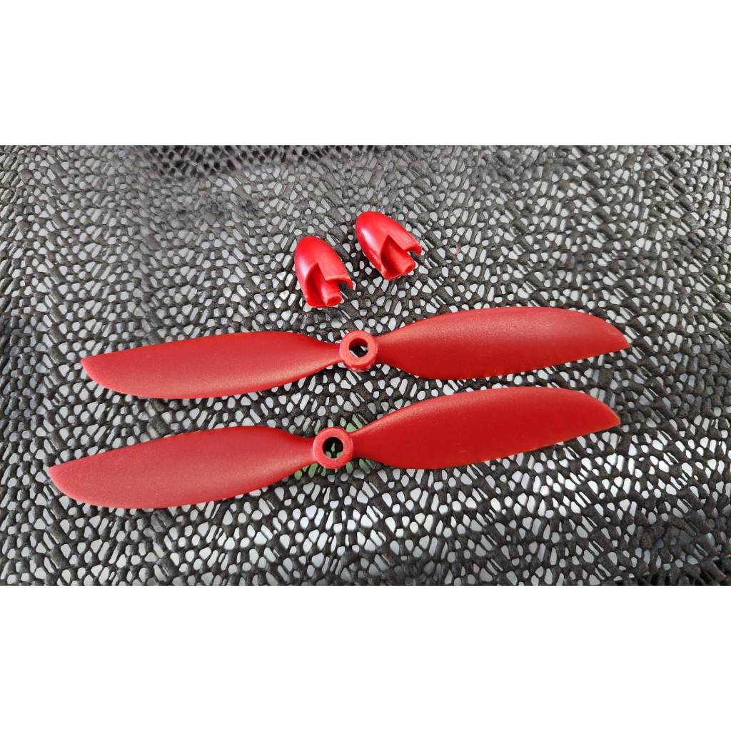 Airplane Propeller Red 2 Prong 2 Blades 2 Compartment DIY With 180 ...