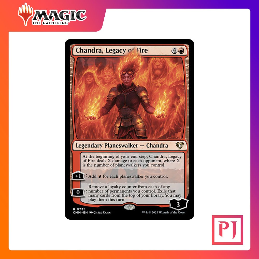 [MTG] Chandra Legacy of Fire [CMM] [RED] [RARE] [NORMAL] [ENG] (Magic ...