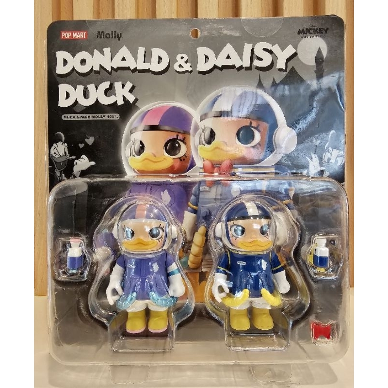 Pop Mart Mega Space Molly Donald Duck + Daisy 1 | Shopee Singapore