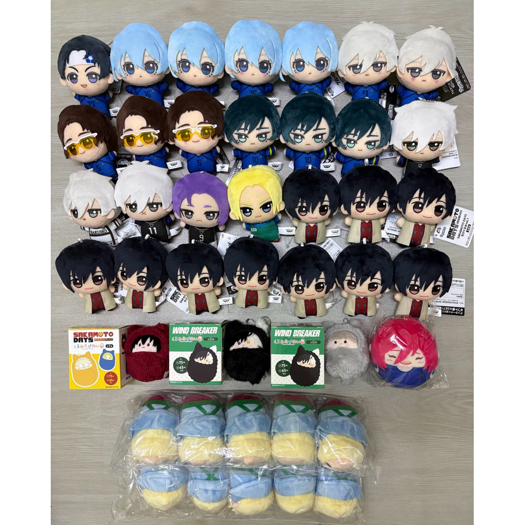 Ruam Noru Jibinui chibigurumi Fuwa Tapinui blue lock/Kakamoto days/wind ...