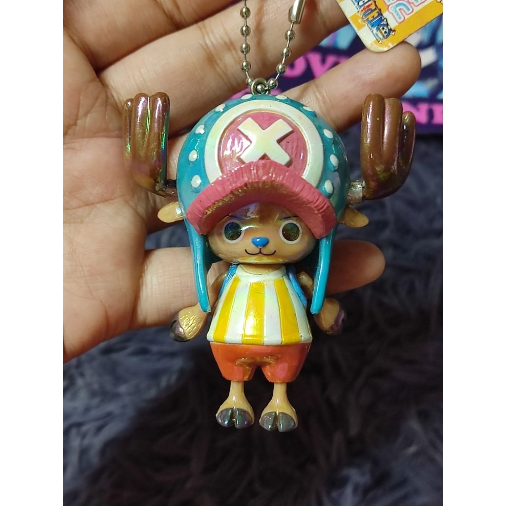 Very Cute. One Piece Tony Chopper Figure Mascot Keychain Cute | Shopee ...