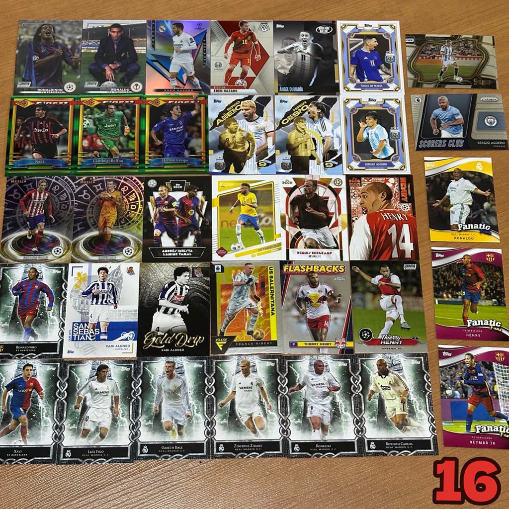 Football Collection Cards Including Famous Star Legends YAMAL NEYMAR ...
