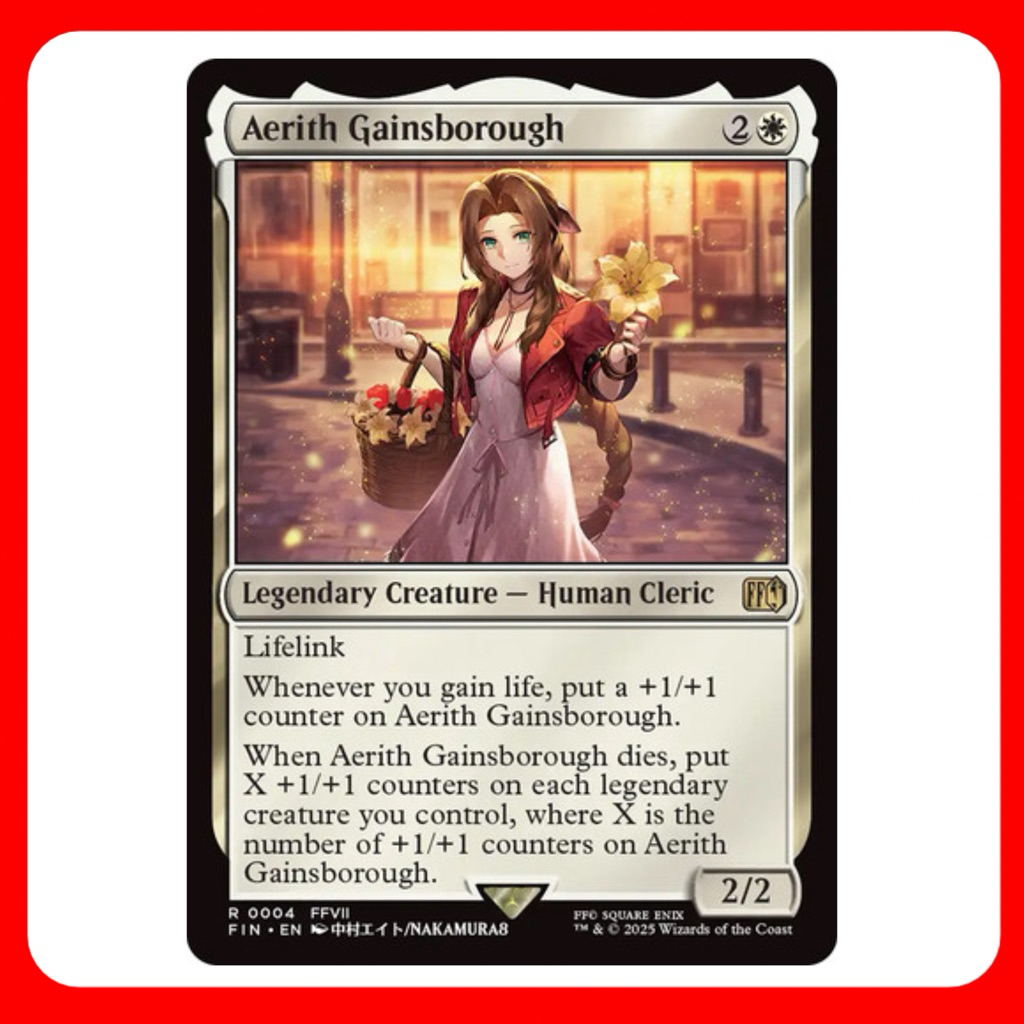 [MTG] Aerith Gainsborough [FIN] [WHITE] [RARE] [NORMAL] [ENG] (Magic ...