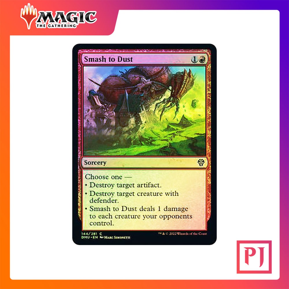 [MTG] Smash to Dust [DMU] [RED] [COMMON] [FOIL] [ENG] (Magic Card/Magic ...