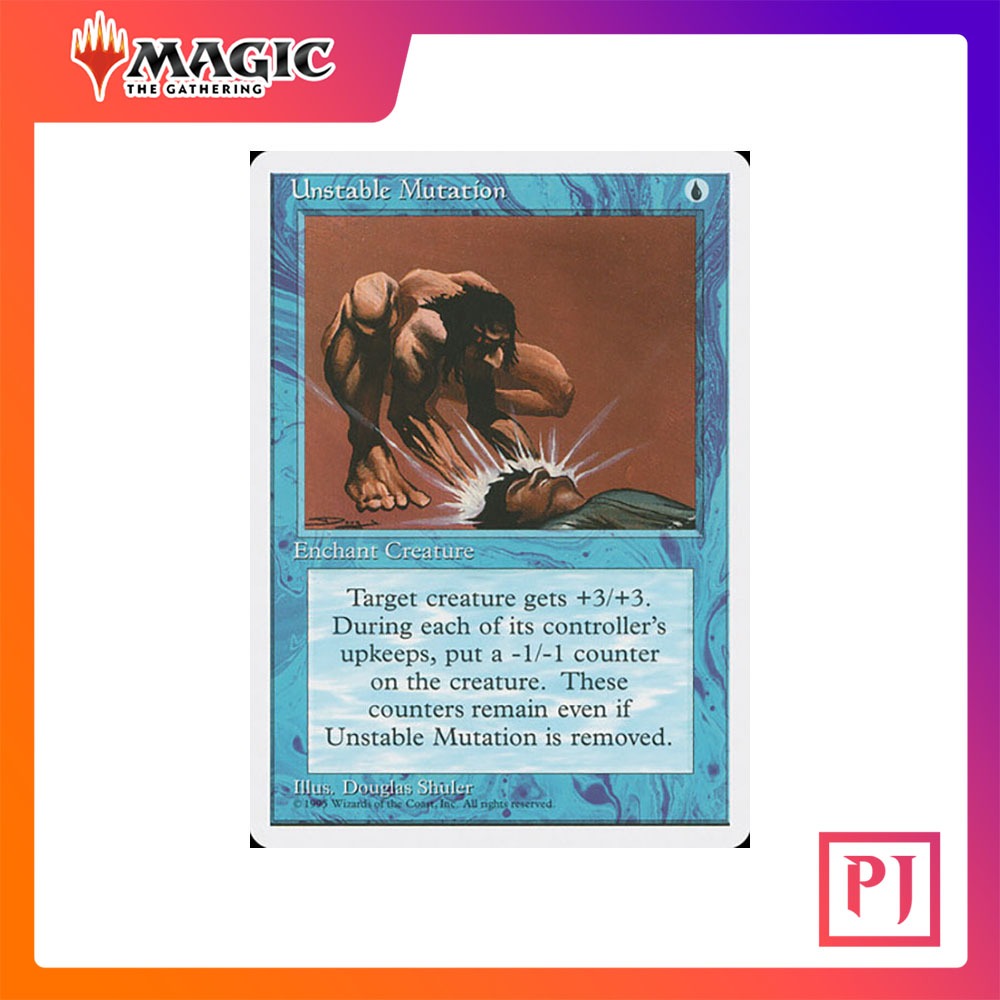 [MTG] Unstable Mutation [4TH] [BLUE] [COMMON] [NORMAL] [ENG] (Magic ...