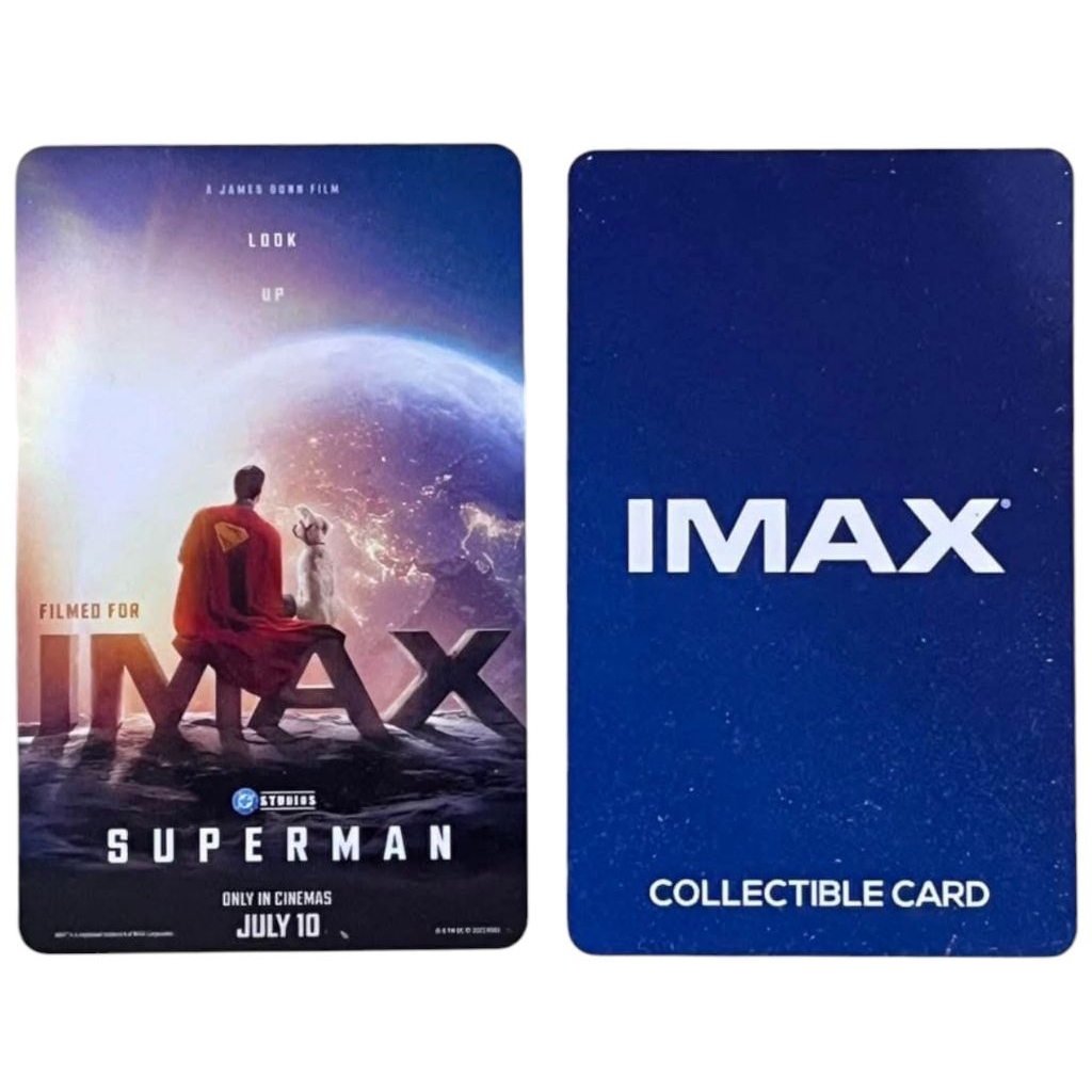 Solid Card IMAX Collectible Superman 2025 Ma Jor Cineplex 2025 DC James ...