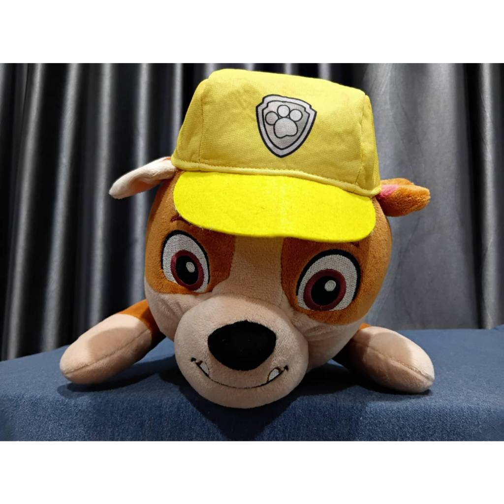 Nickelodeon PAW Patrol The Movie Rubble Plush Toy 16 Inches | Shopee ...