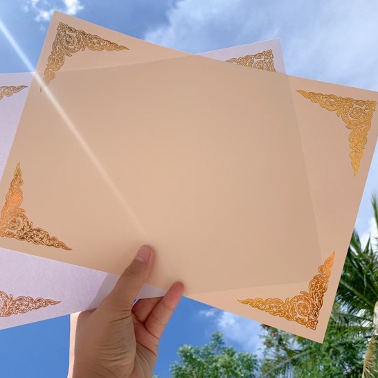 A4 Size Certificate Printing Paper 20 Sheets (Sold Separately) | Shopee ...
