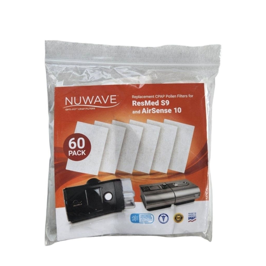 Filter Sheet CPAP Machine NUWAVE Pollen filters (New Package) For ...