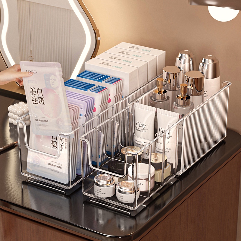 Retractable Box Collect Face Mask Sheet Large Transparent Desktop ...