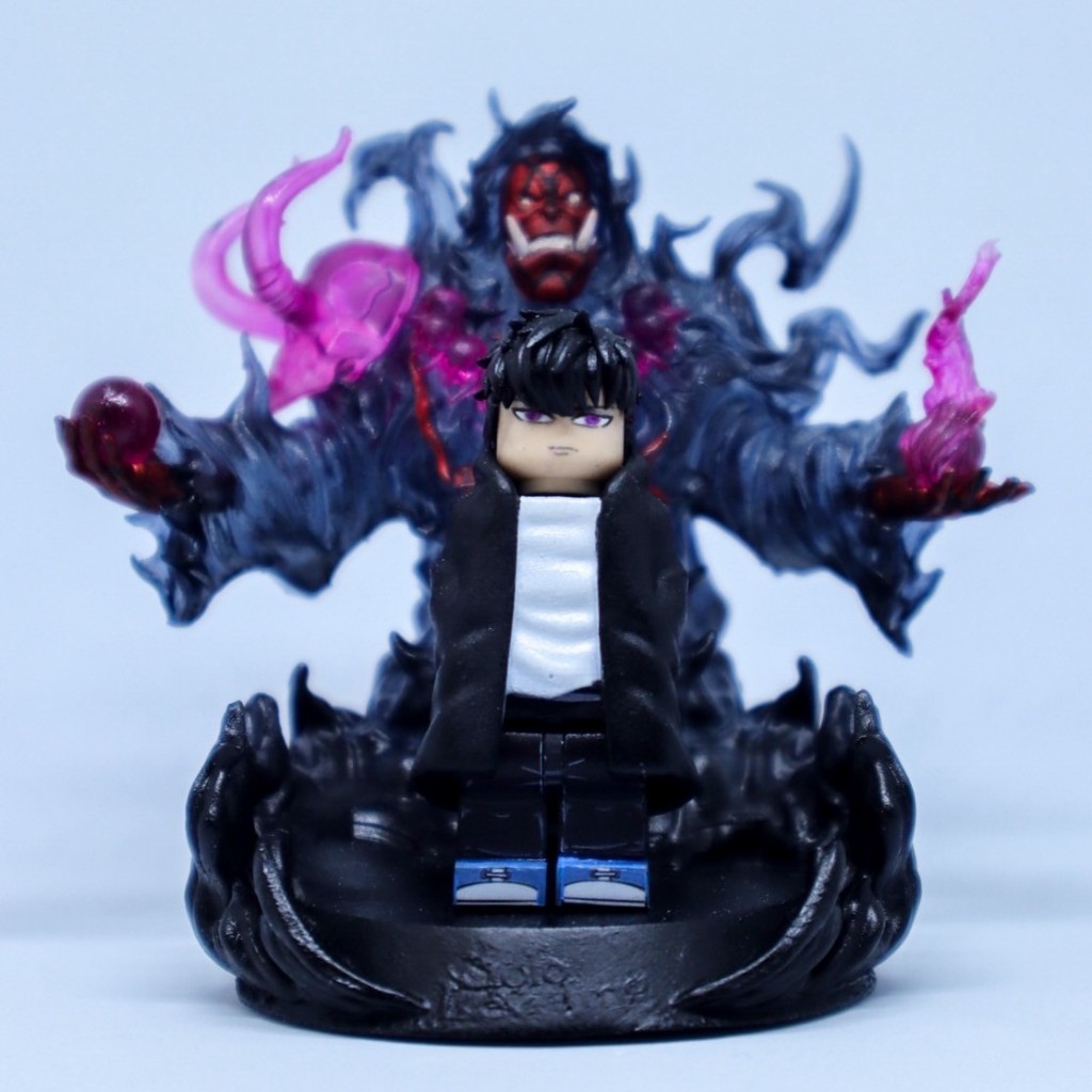 Lego Solo Leveling Base Solovelling Sung Jinwoo Shadow Soldier Tusk ...