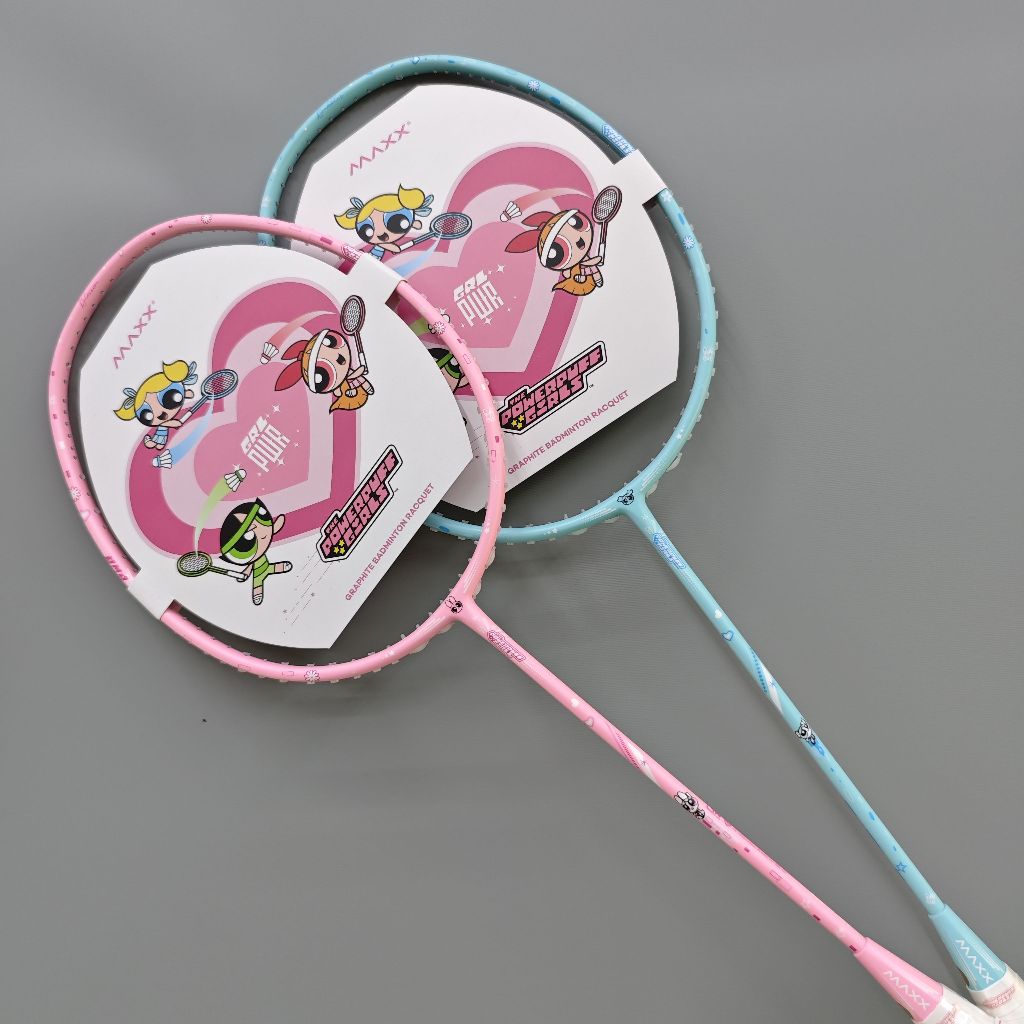 MAXX Badminton Racket The Powerpuff Girls' Super Cute Collection Set ...