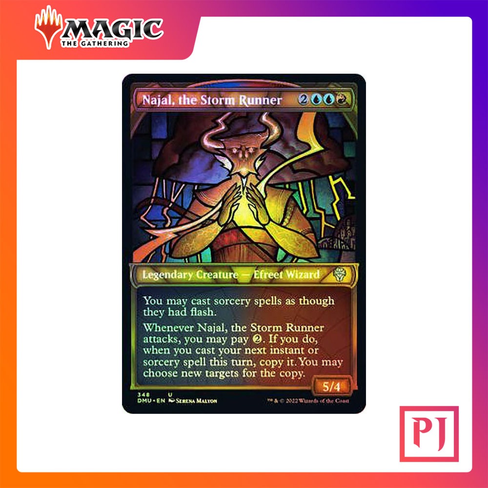 [MTG] Najjal the Storm Runner (Showcase) (Textured FOIL) [DMU] [MULTI ...