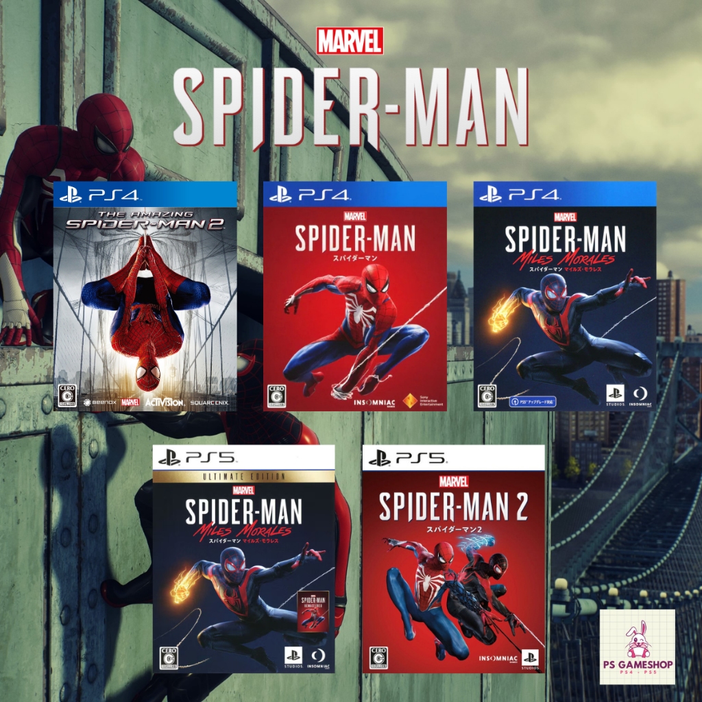 Ps4 5 Game : Genuine Ps4 5 Series Spider-Man Disc| The Amazing 2 ...