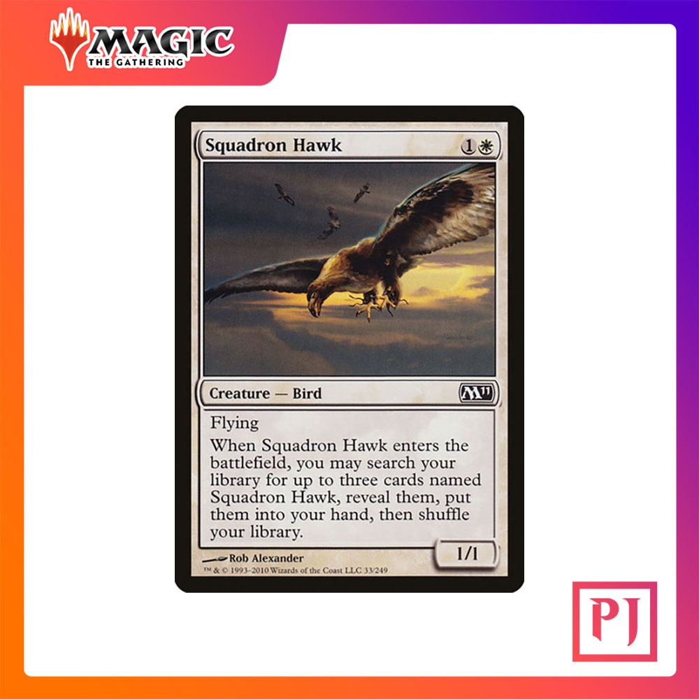 [MTG] Squadron Hawk [M11] [WHITE] [COMMON] [NORMAL] [ENG] (Magic Card ...