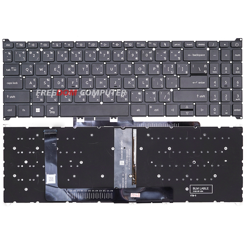 Acer Nitro V 15 ANV15-51 Notebook KEYBOARD Thai-English | Shopee Singapore