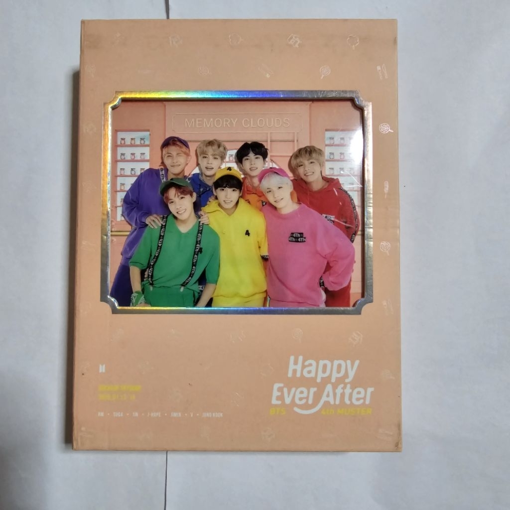 BTS 4th MUSTER [Happy Ever After] Unwrapped Good Condition No Card ...