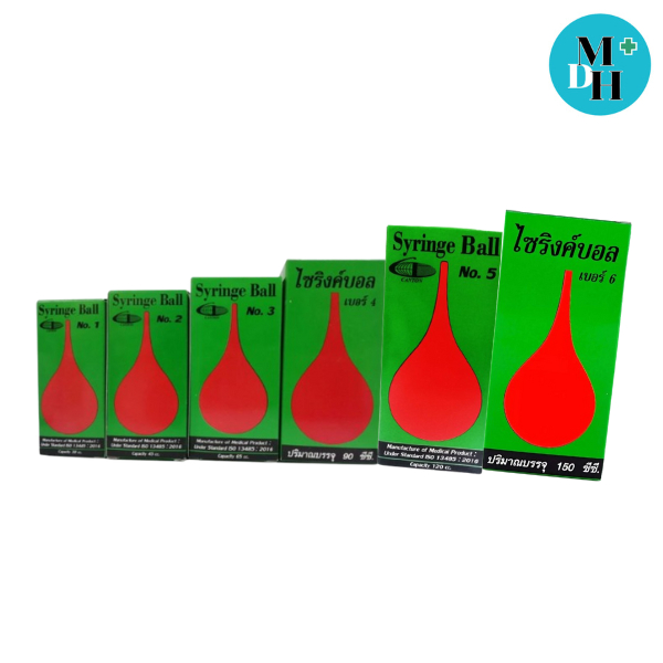 Syringe Ball Red Rubber To Suck Mucus There Are 6 Sizes. | Shopee Singapore