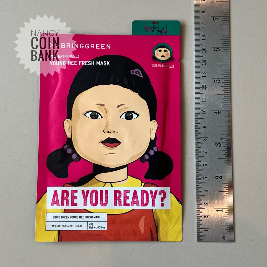 Bring Green x Squid Game – Tea Tree Cica & Young Hee Fresh Mask ...