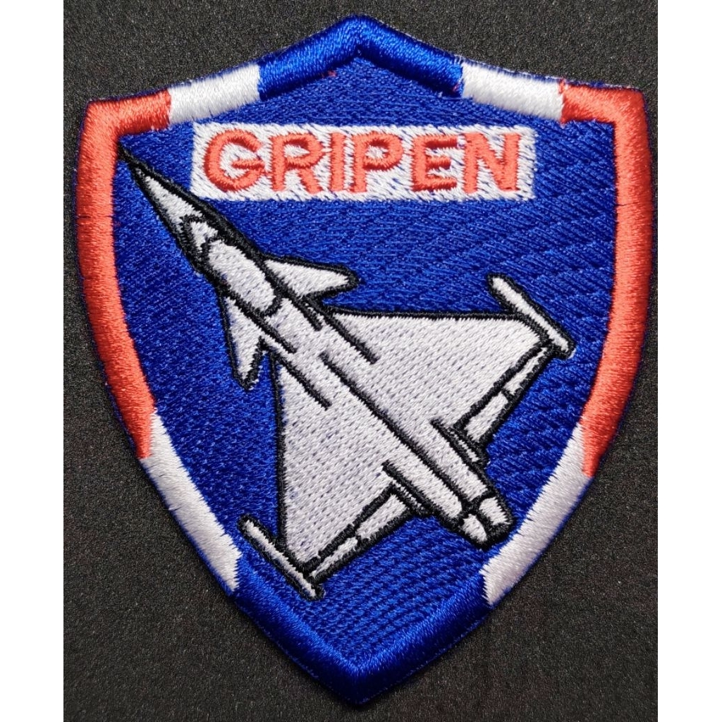 Airplane Arm Logo Embroidery Work GRIPEN Upgraded Model | Shopee Singapore