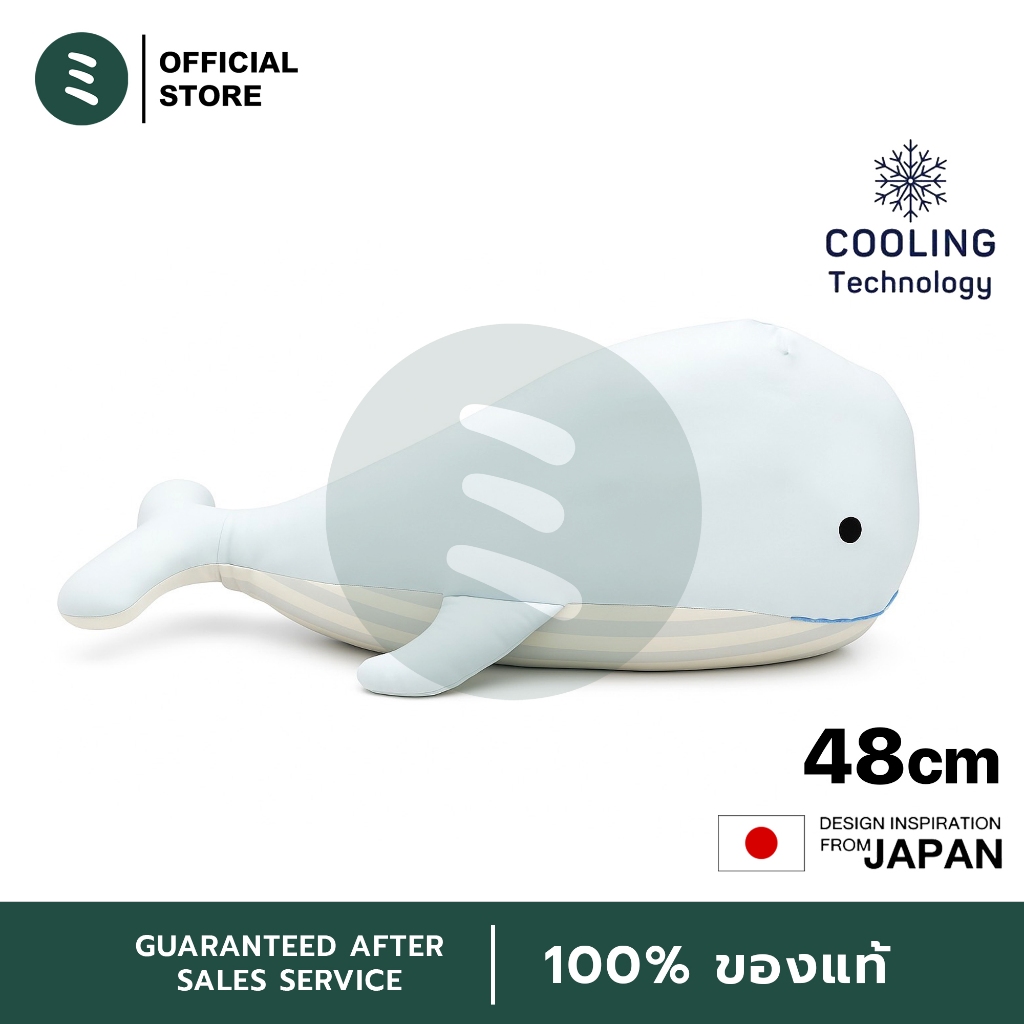 MIDORI Whale Doll Soft And Cool Touch Plush Pillow Cooling Body ...