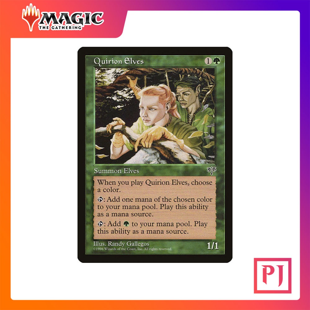 [MTG] Quirion Elves [MIR] [GREEN] [COMMON] [NORMAL] [ENG] (Magic Card ...